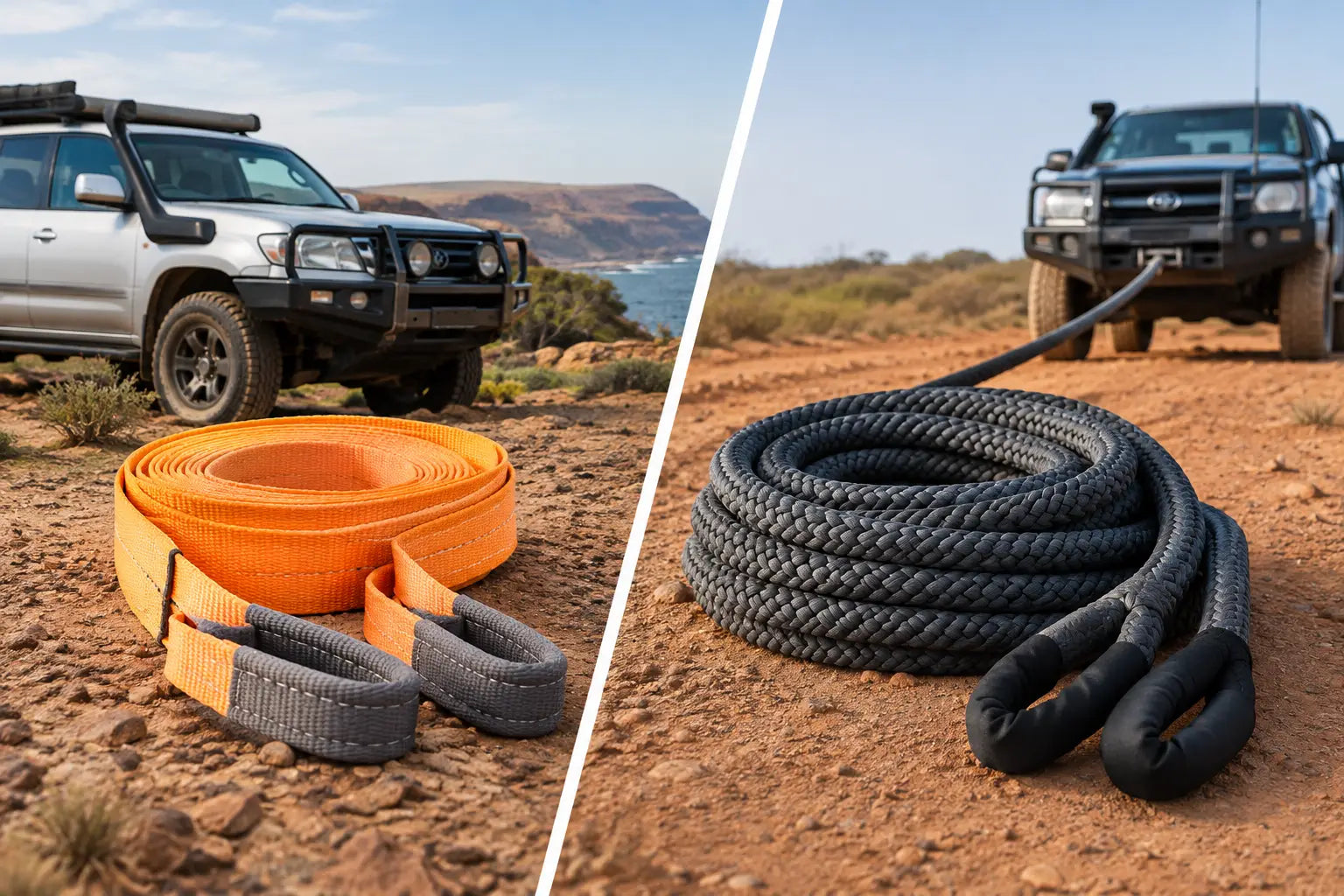 Snatch Strap Versus Kinetic Rope: Which Works? – PHC 4x4 CAR ACCESSORIES